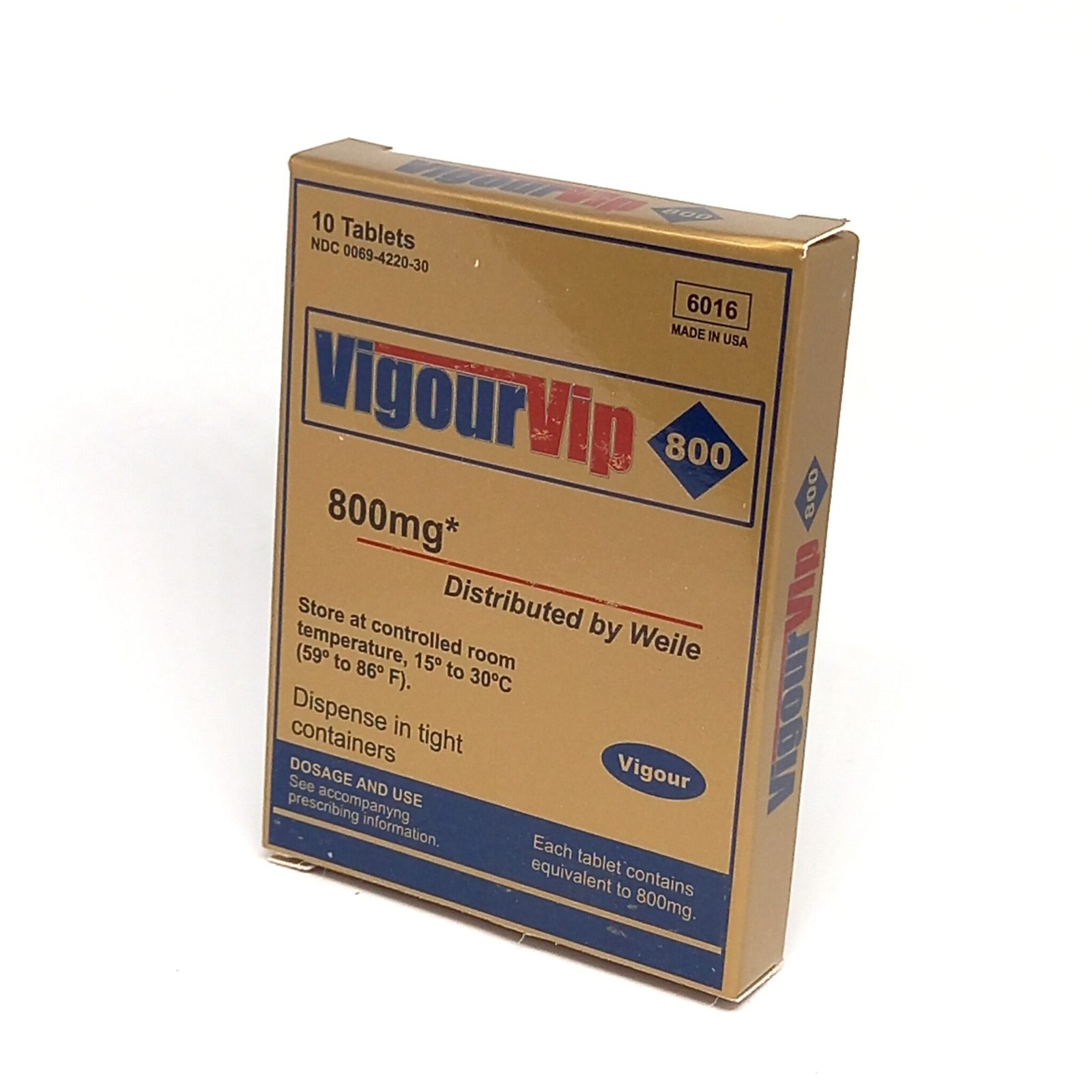 VIGOUR VIP 800mg - Viril - Potenciadores para Homem