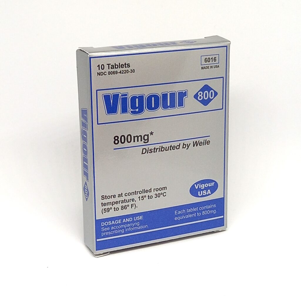 VIGOUR 800mg AZUL Extra Forte Viril - Potenciadores