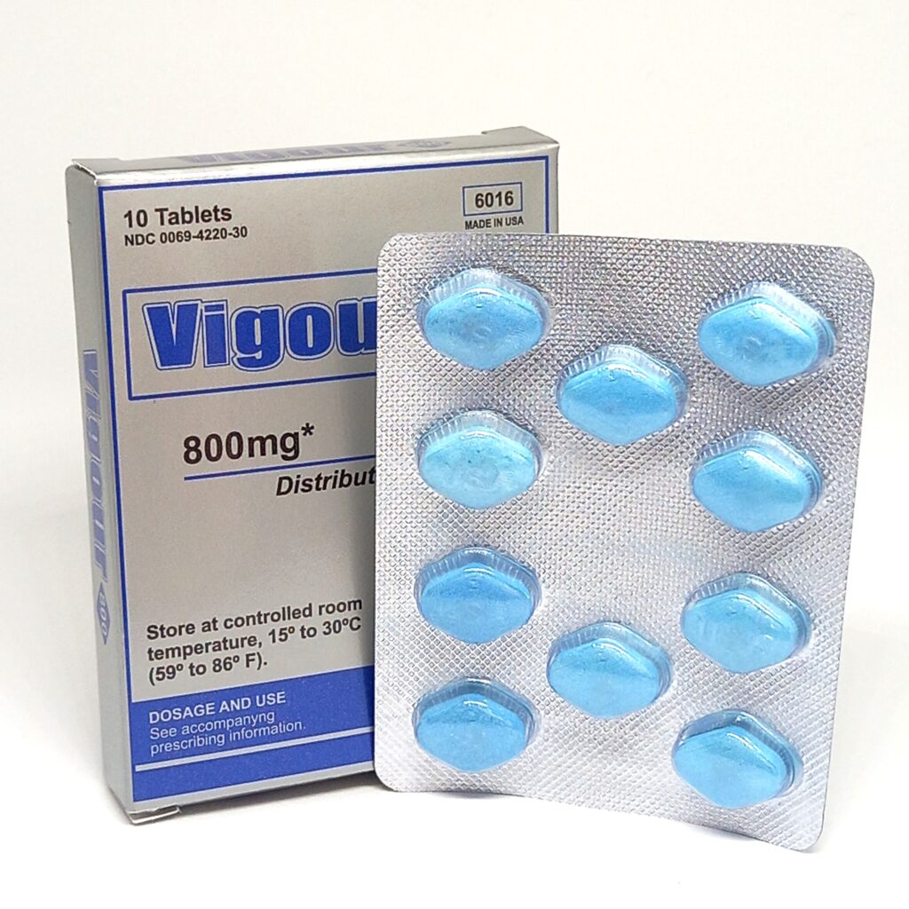 VIGOUR 800mg AZUL Extra Forte Viril - Potenciadores